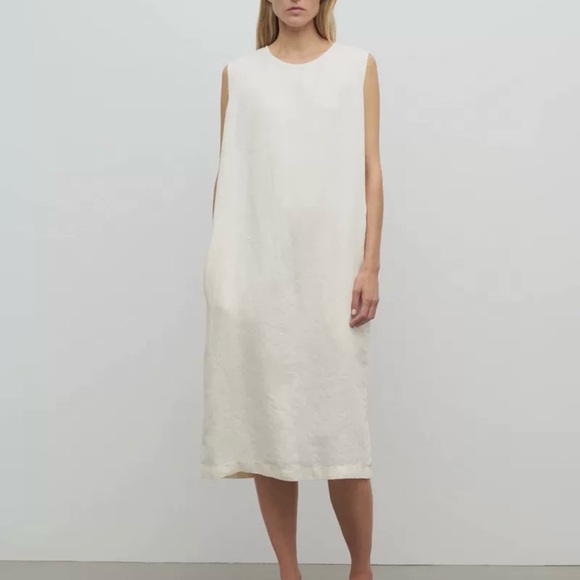 Dresses | The Row Mirnal Dress Linen S | Poshmark